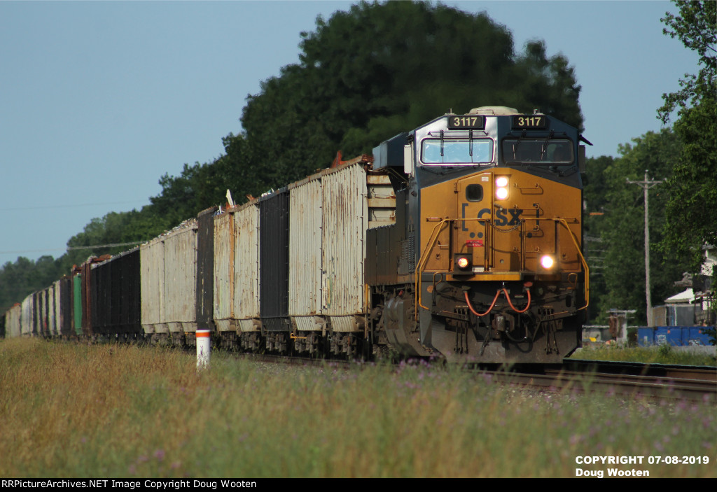 Westbound CSXT Manifest